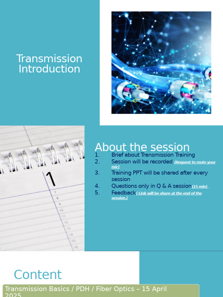Introduction To Transmission | PDF | Multiplexing | Modulation