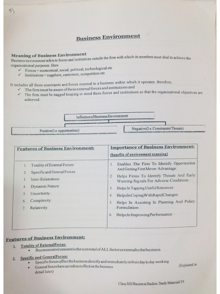 Class XII Business Studies Chapter 3 | PDF