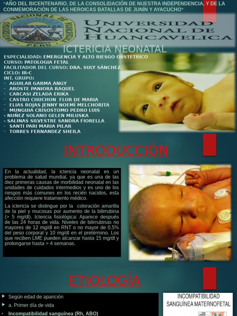 Ictericia Neonatal: Causas y Tratamiento | PDF | Medicina CLINICA ...
