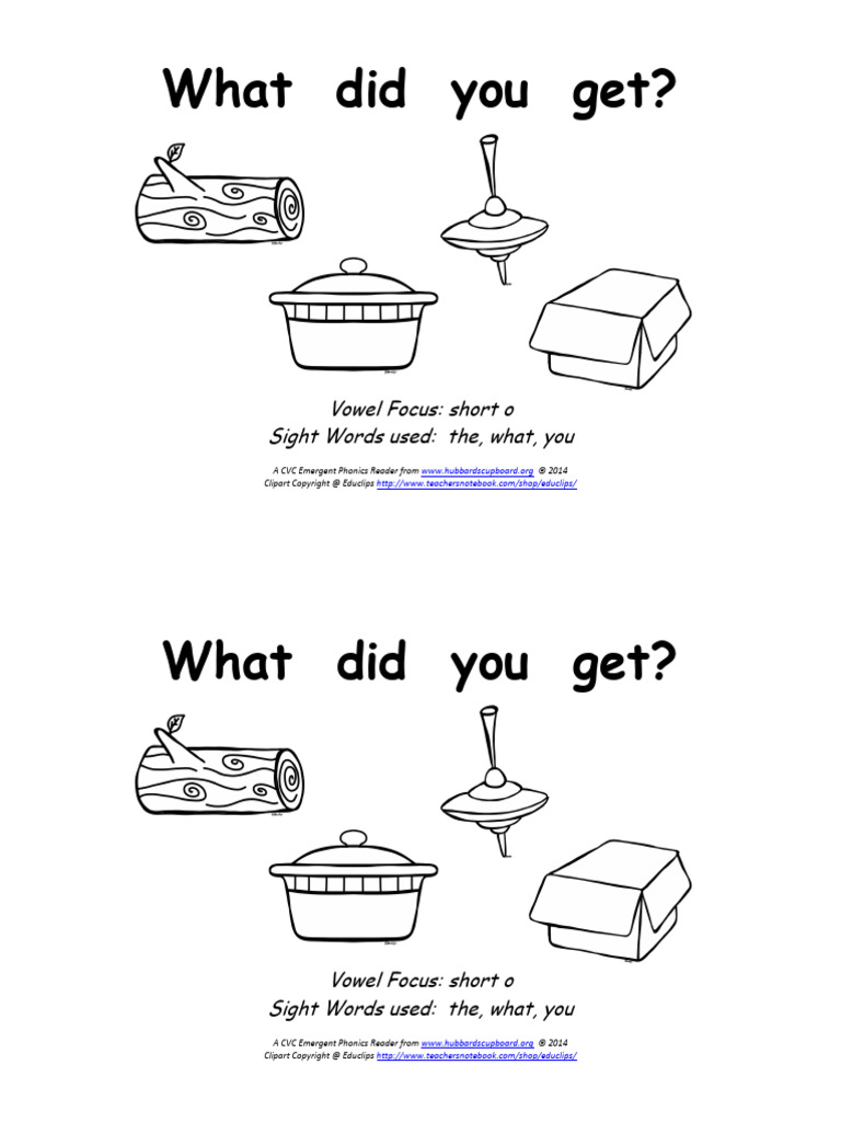 Short o Phonics Reader - Student Version | PDF