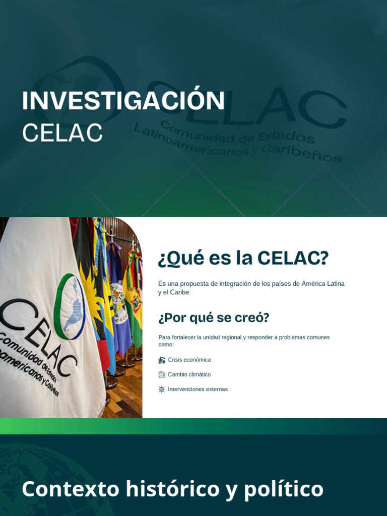 Celac | PDF | America latina | Américas