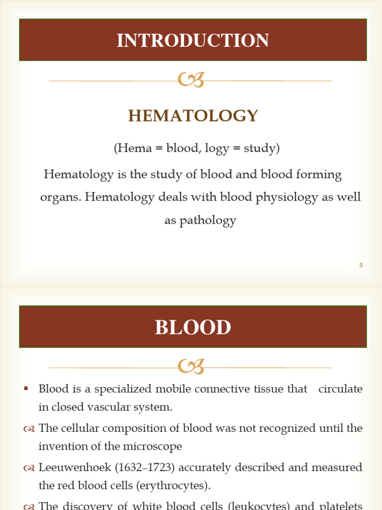 Hematology 16 Slides Combined (R) | PDF | White Blood Cell | Haematopoiesis