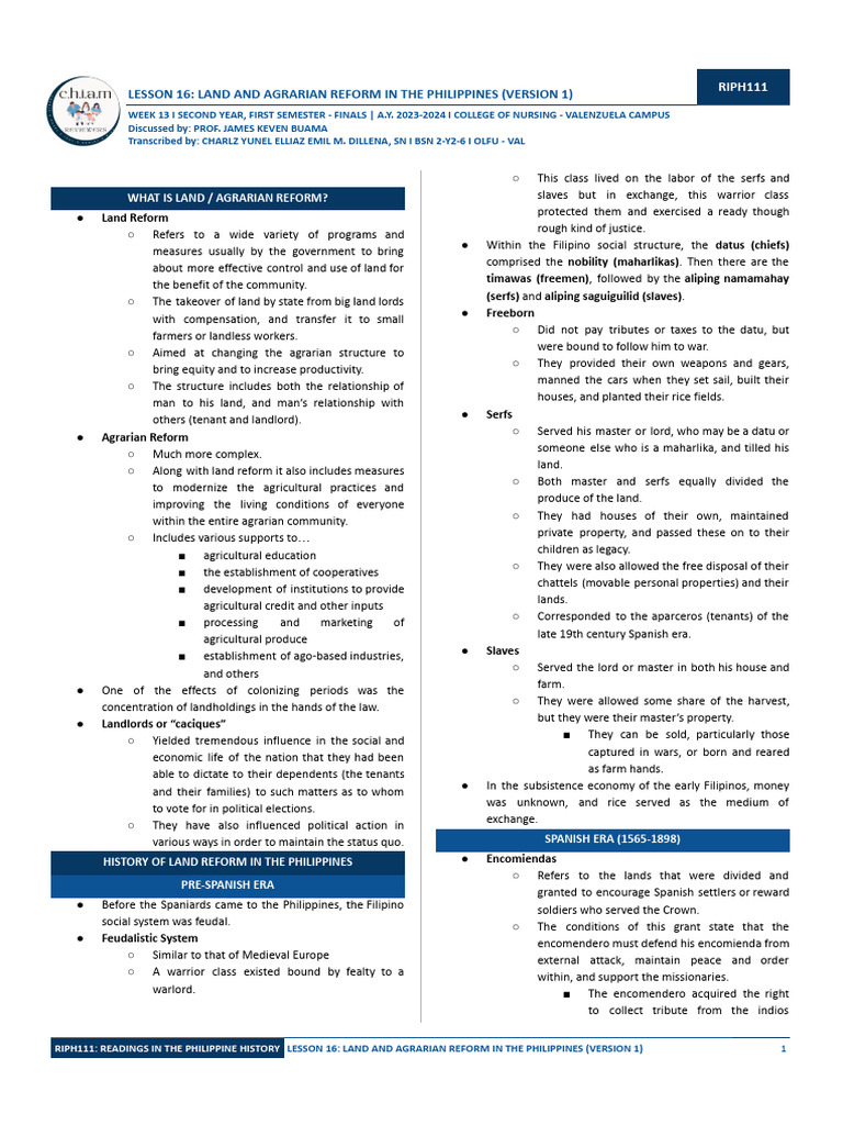 Riph Finals | PDF | Leasehold Estate | Philippines