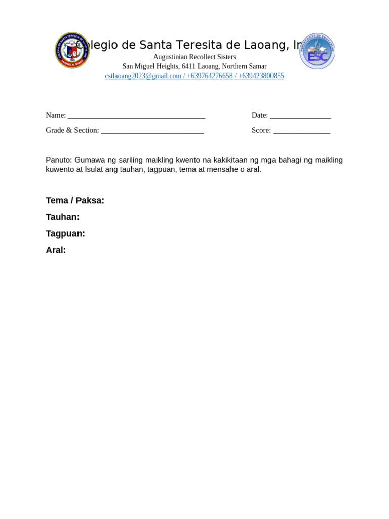 Filipino 9 Activity Sheet | PDF
