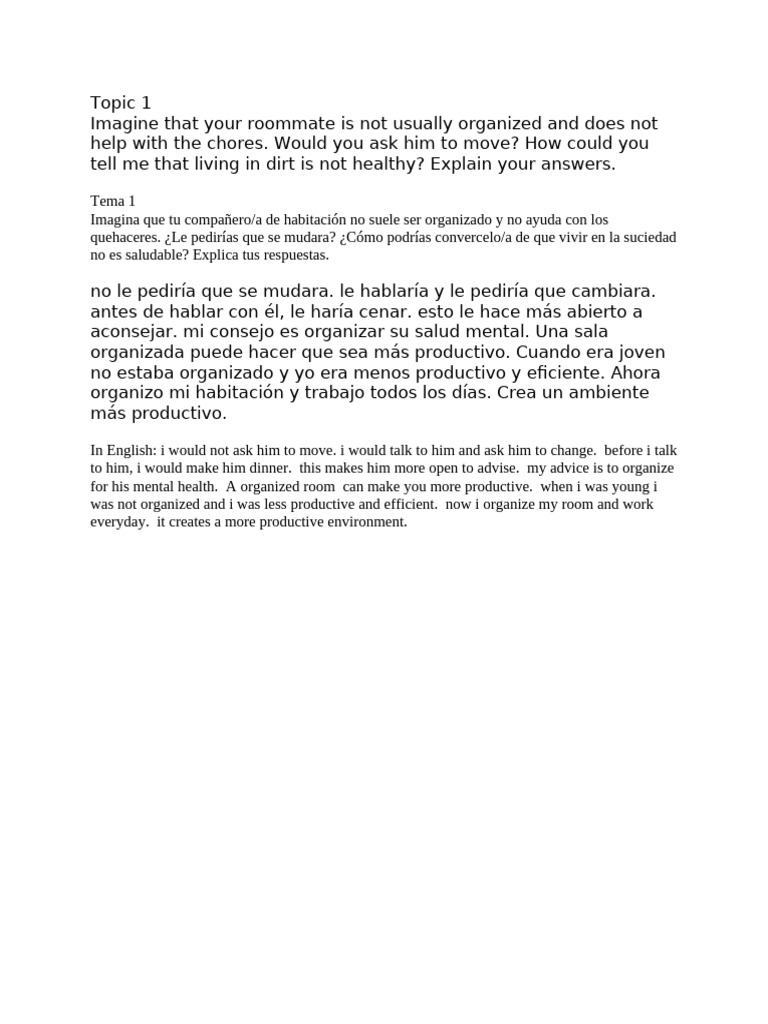 Dan Spanish 11:9 | PDF