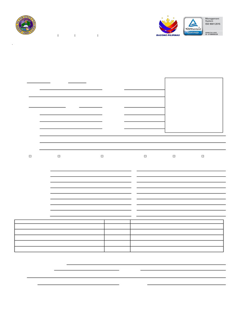 Individual Inventory Form (Guidance) | PDF | Disability | Social Psychology