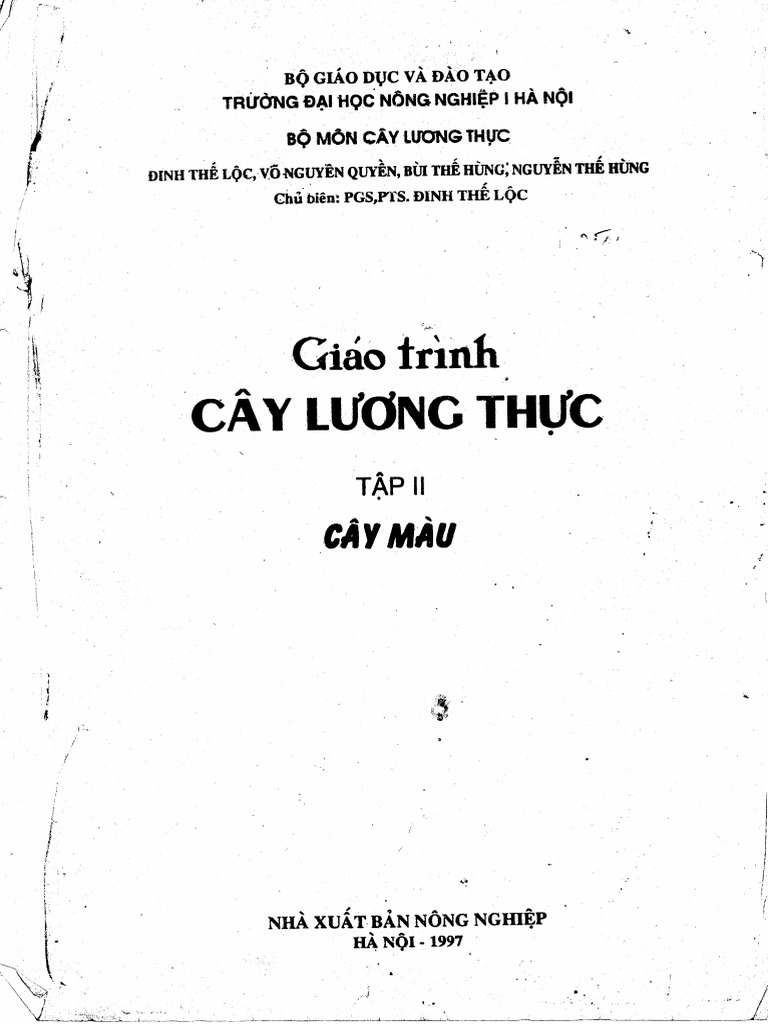 Cay Luong Thuc Tap 2 | PDF