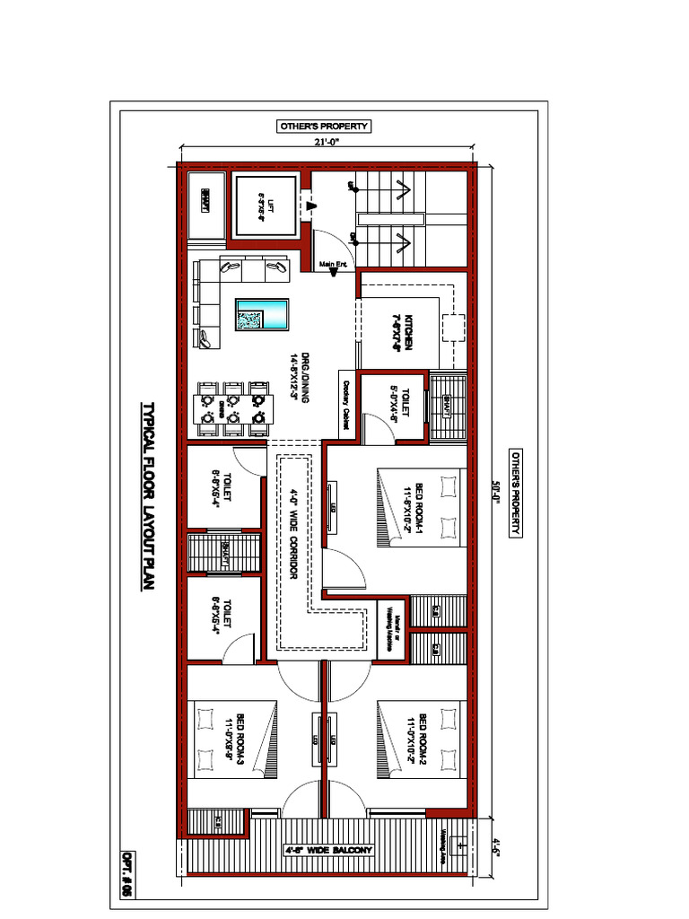 Typical Floor Plan - 05 2 | PDF