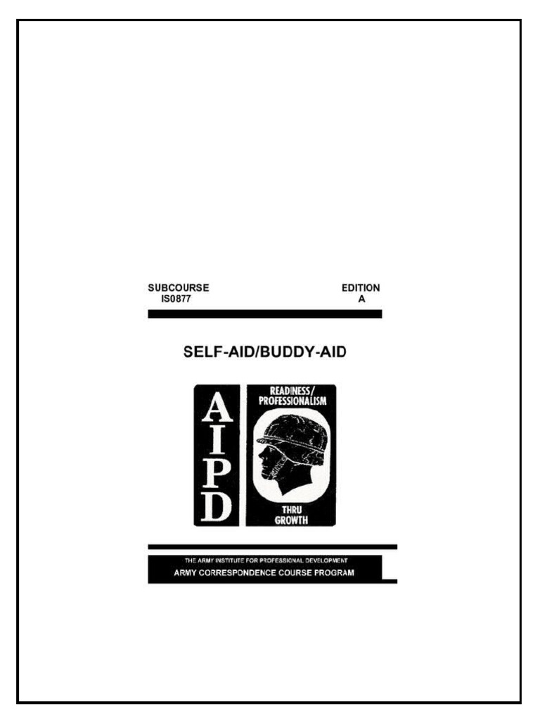 Selfaid and Buddyaid Is0877 Us Army Medical Department PDF Download ...