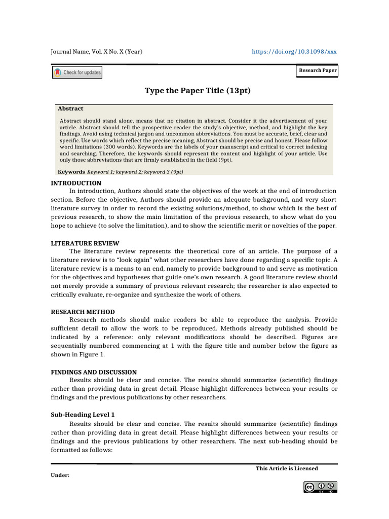 Blind Manuscript Template - Fix | PDF | Abstract (Summary) | Citation