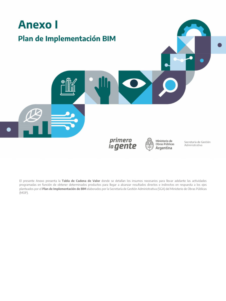 Anexo I Plan de Implementaci - N BIM | PDF | Computación en la nube | Gestión de recursos humanos