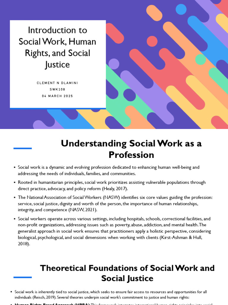 Social Work, Human Rights, and Justice | PDF | Social Work | Human Rights