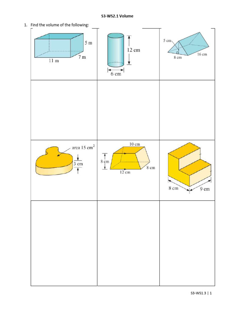 S3-WS2.1 Volume | PDF