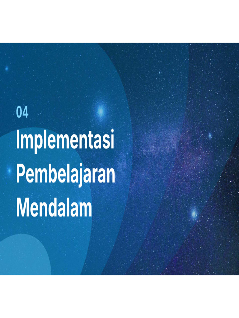 Implementasi Deeplearning | PDF