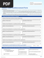 AXA Reimbursement Claim Form | PDF | Patient | Medical Diagnosis