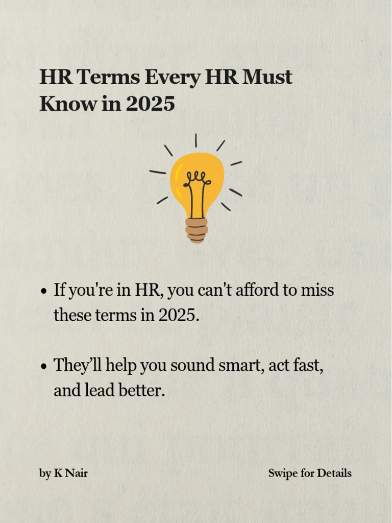 HR Terms Every HR Must Know in 2025 1748829044 | PDF | Employment ...