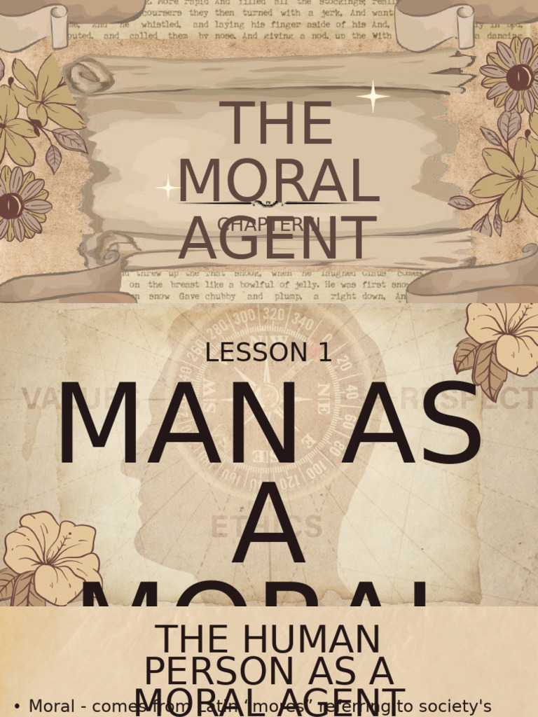Chapter II THE MORAL AGENT - 20240306 - 081121 - 0000 | PDF ...
