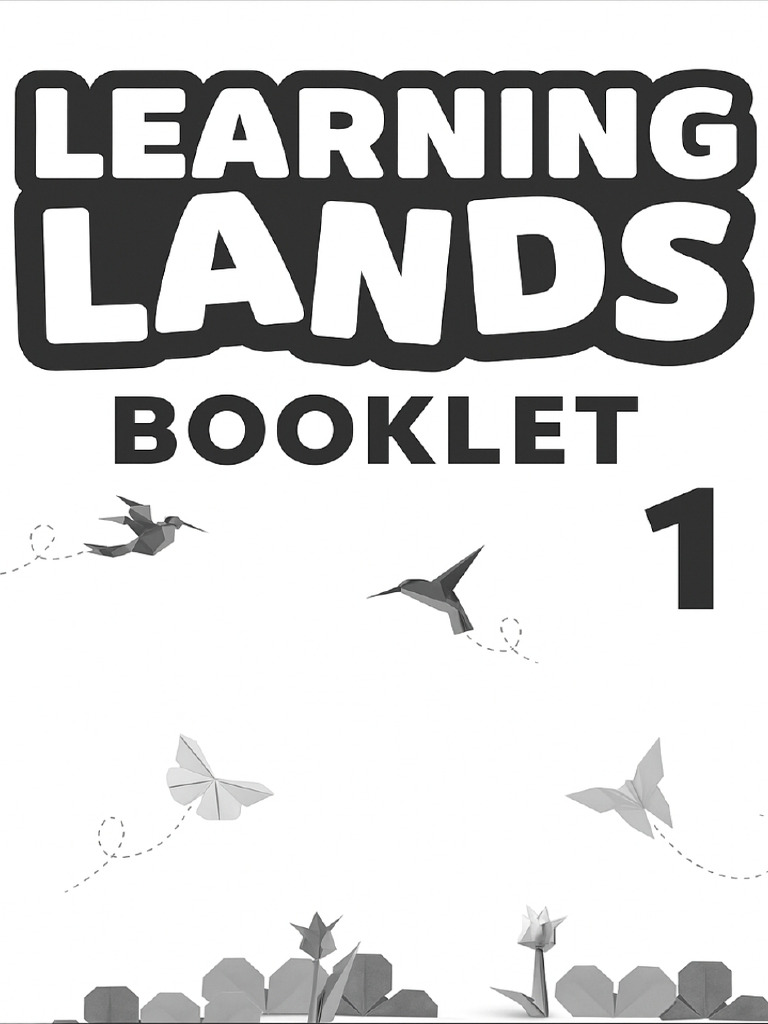 Portada Del Booklet Learning Lands 1 | PDF