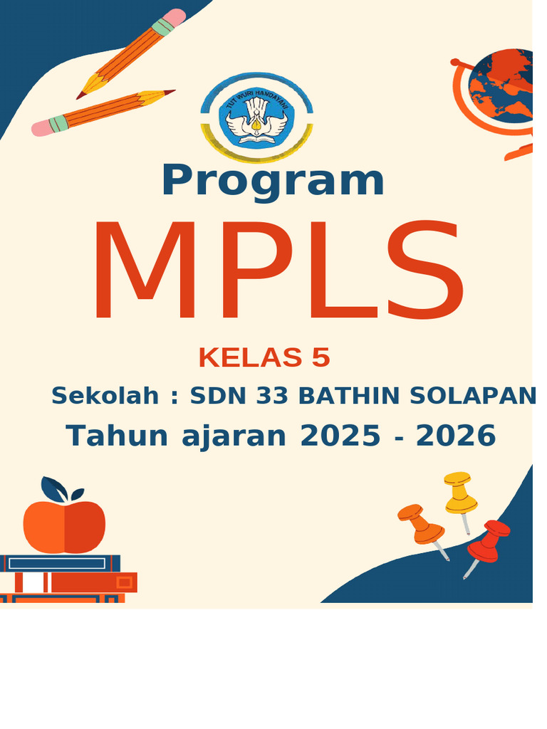 Program MPLS Kelas 5 SDN 33 | PDF