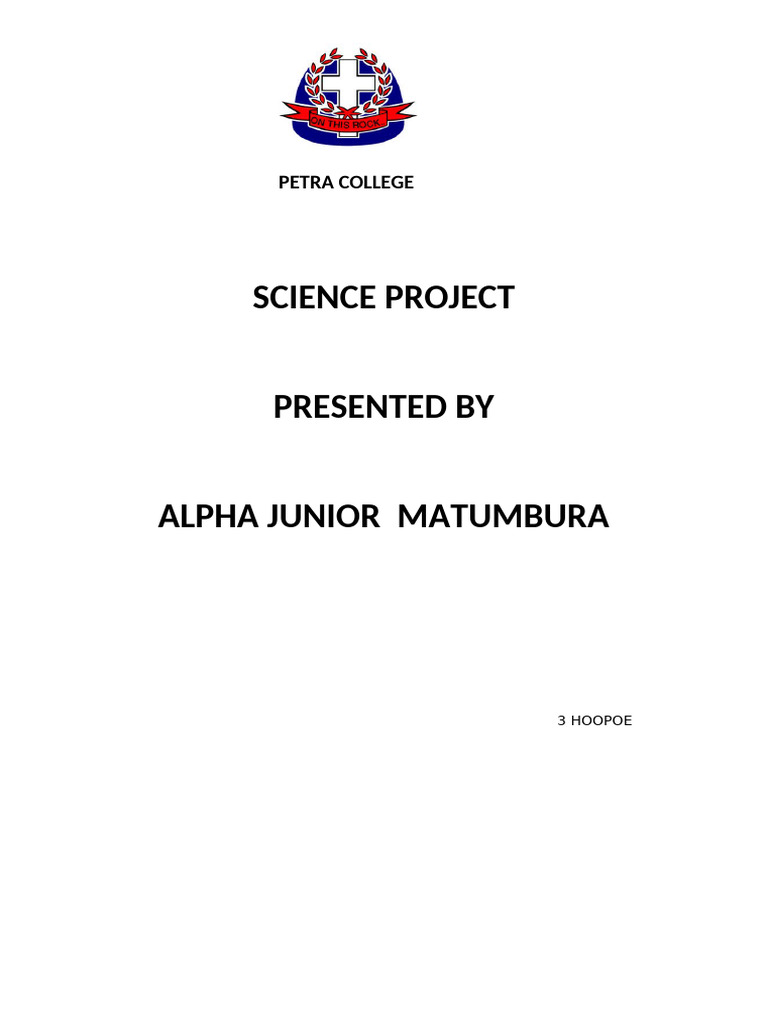 Petra College Cover Page | PDF