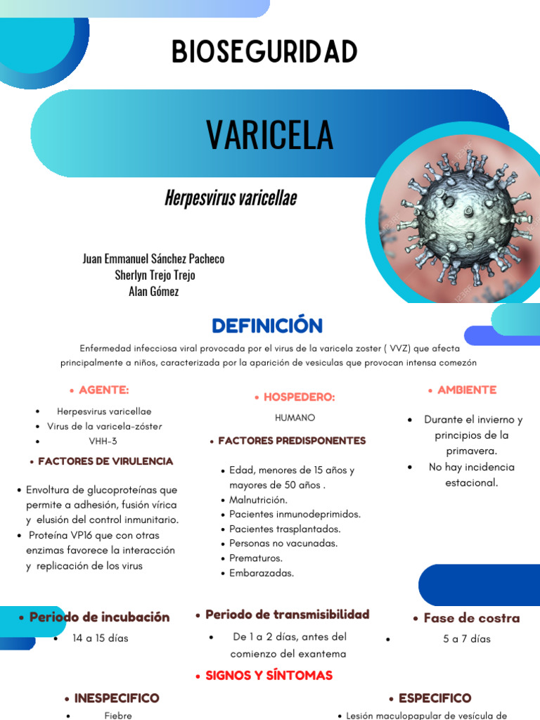 VARICELA | PDF | Enfermedades y trastornos | Especialidades Medicas