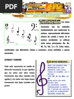 Resumen Basico Las Notas Musicales para Niños | PDF
