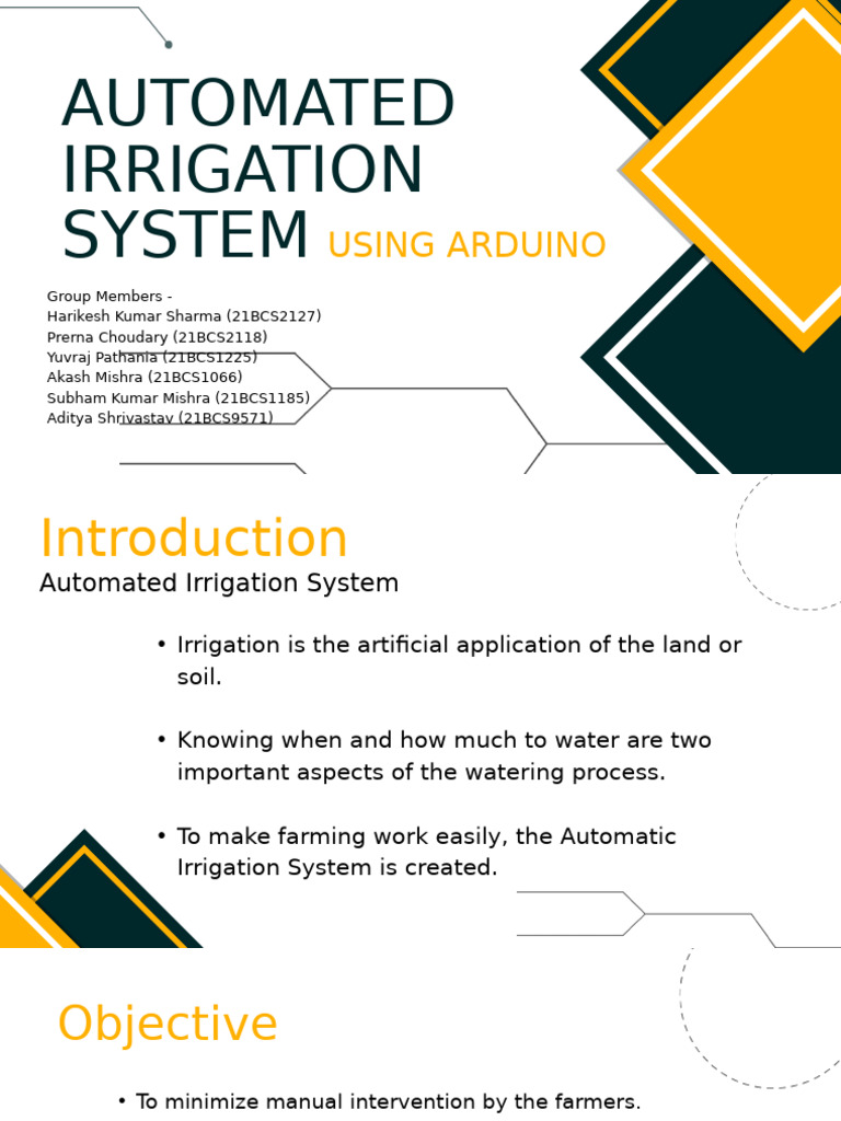 Automated Irrigation System | PDF