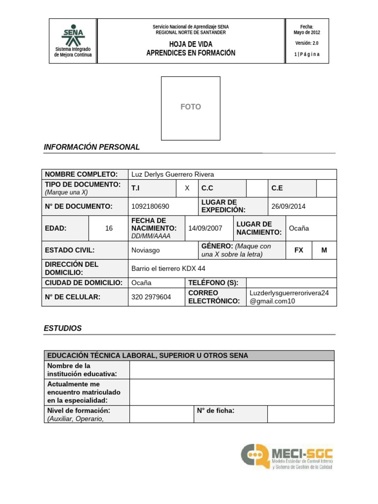 Documento de . | PDF