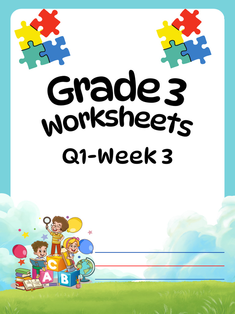 Grade 3 Week 3 | PDF