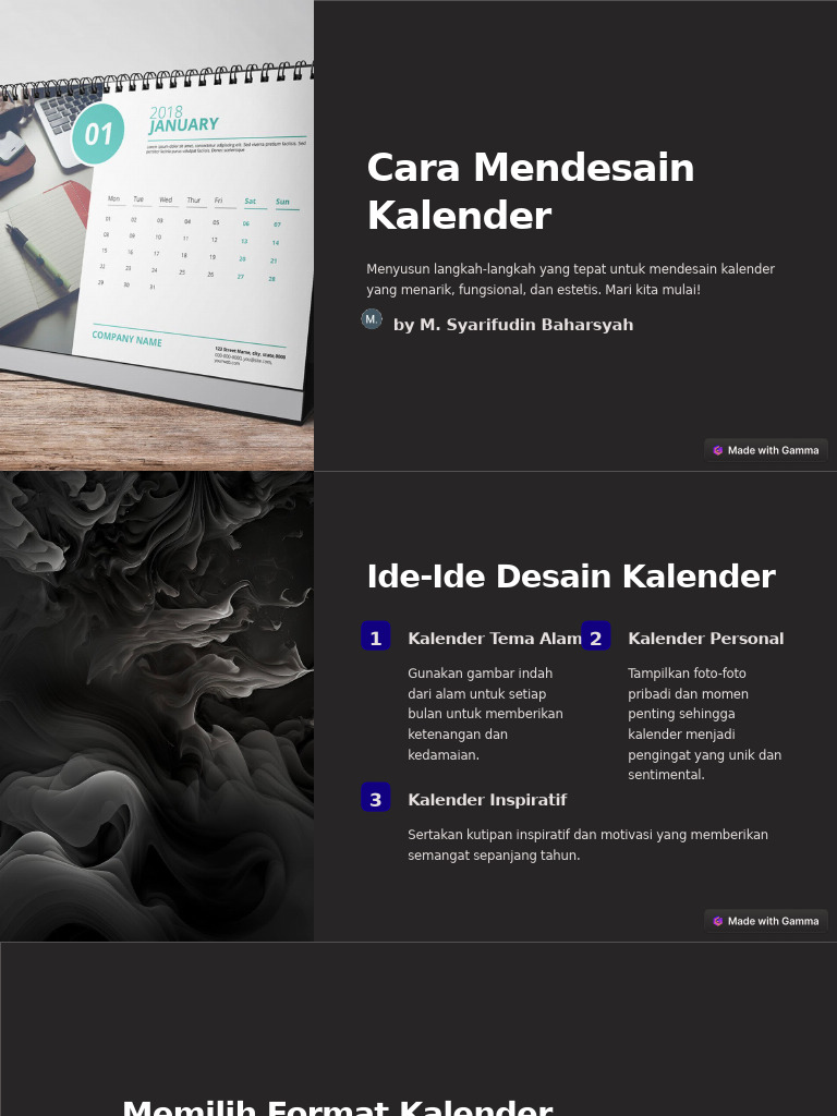 Tips Mendesain Kalender Menarik | PDF