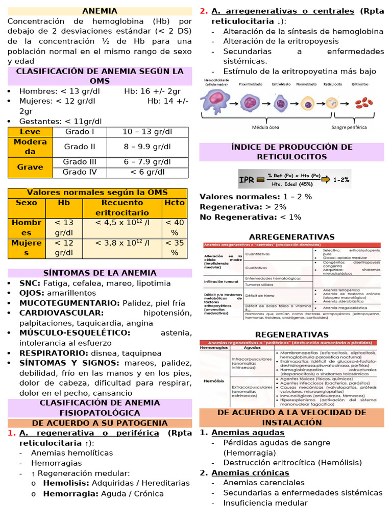Anemia S | PDF | Vitamina B12 | Anemia