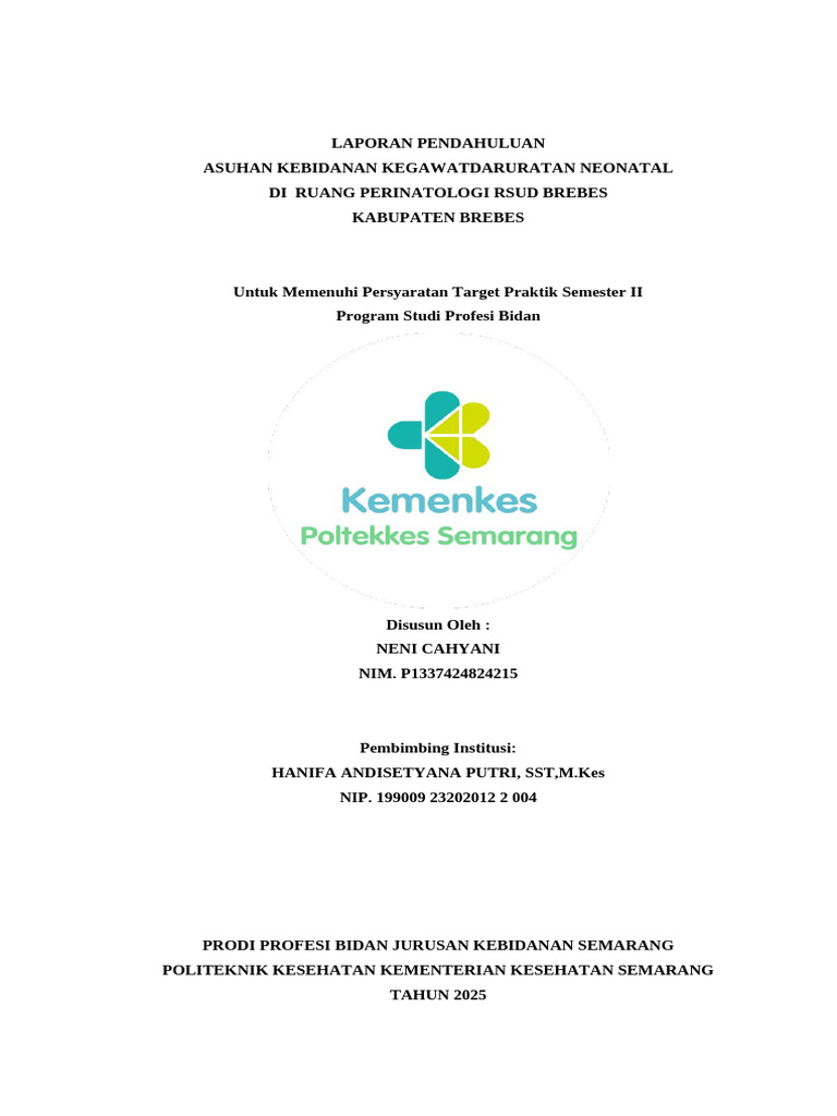 LP Gadar Neonatal | PDF