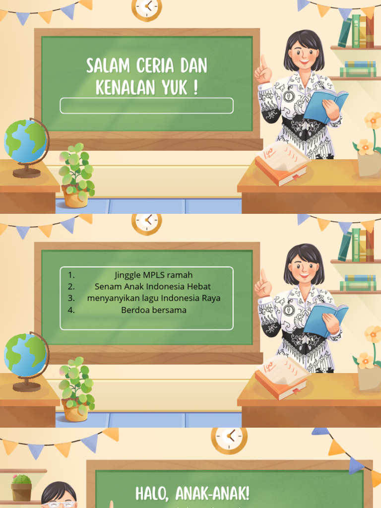 Kenalan Yuk Presentasi Coklat Dan Hijau Ilustratif Dan Lucu | PDF