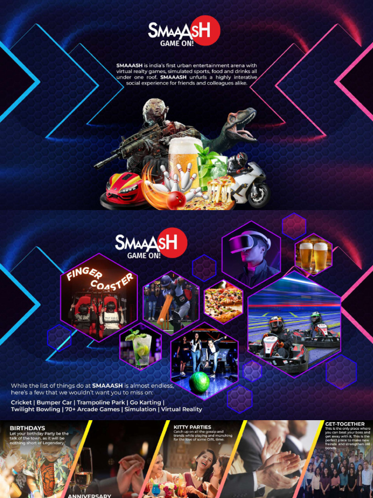 Sales PPT Smaaash Mumbai Corporate - Compressed | PDF