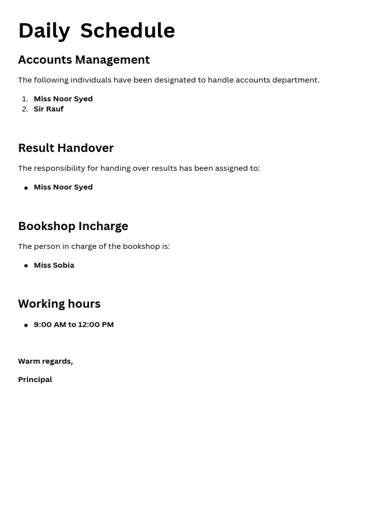 Event Schedule PDF | PDF