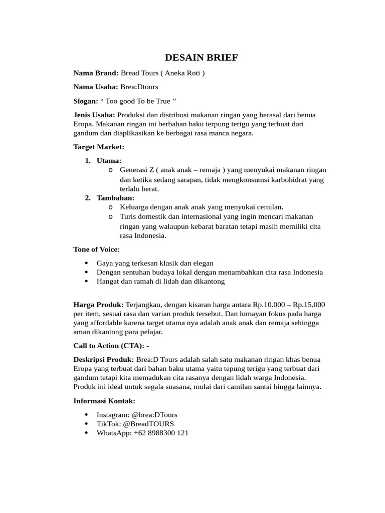 Desain Brief | PDF