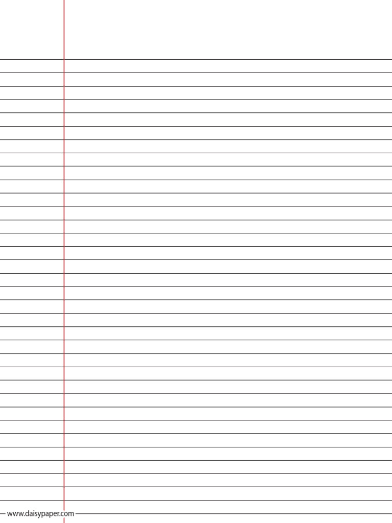 Lined Paper PDF | PDF