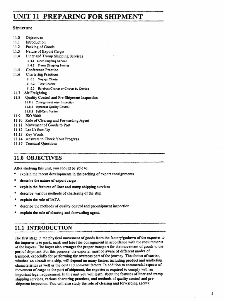 Block-3 Shipment of Export Cargo | PDF | Cargo | Containerization