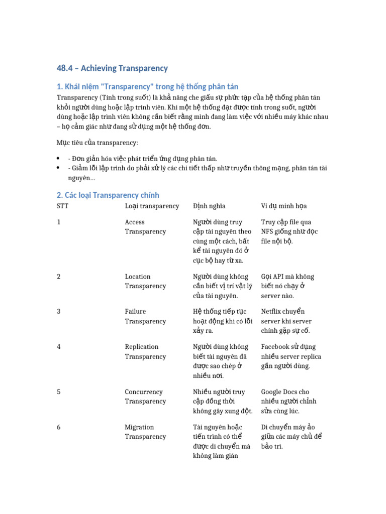 48.4 Achieving Transparency | PDF