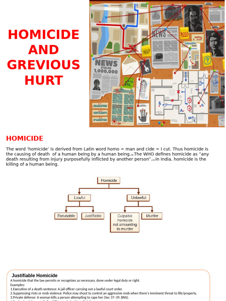 Grievous Hurt: Legal Definitions & Punishments | PDF | Murder | Homicide