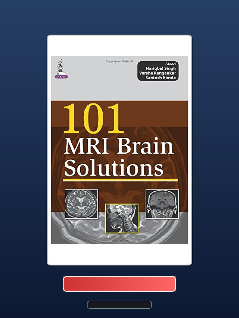 101 MRI Brain Test Bank Available Instantly | PDF | Multiple Choice