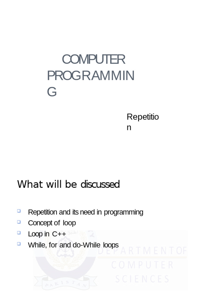 4.week 04 Lecture01 Repetition 01042020 104927pm 24032021 013836pm | PDF