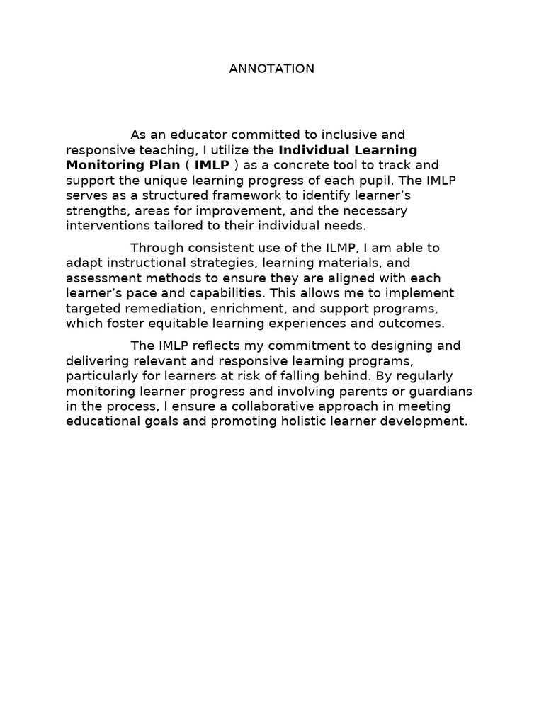 My Annotation On Objective 10 | PDF