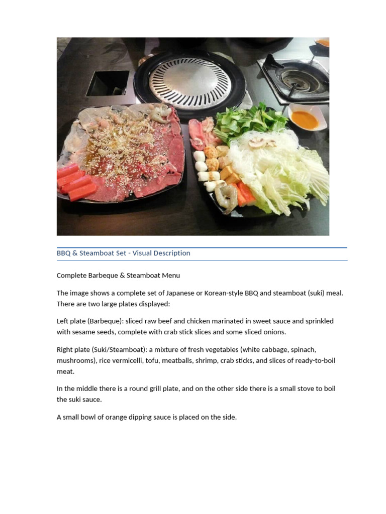 BBQ Steamboat | PDF