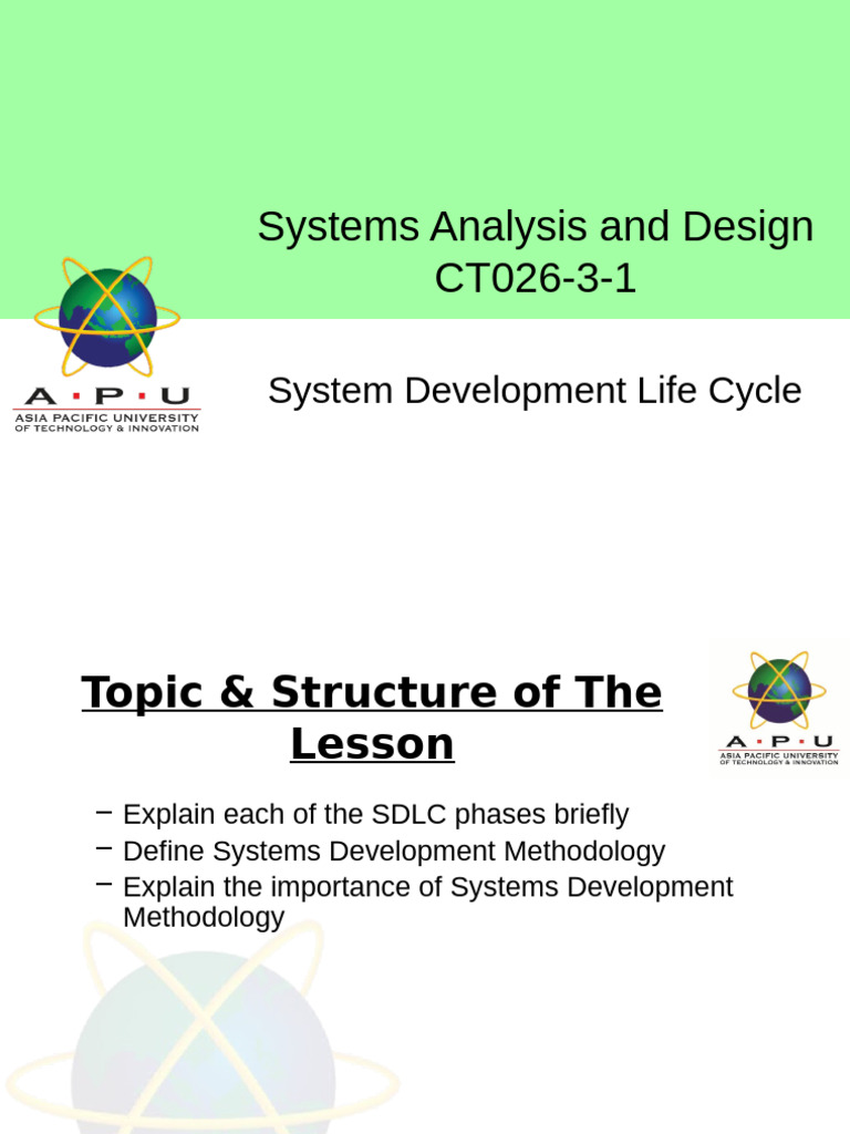 Week 03 - System Dev Life Cycle | PDF | Software Development Process ...