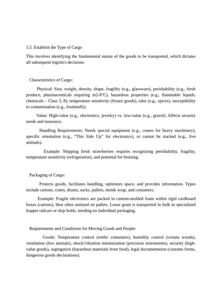 Cargo Booking | PDF | Cargo | Pallet