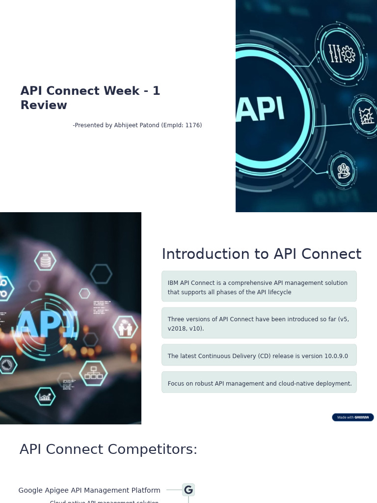 Latest Version of API Connect Overview | PDF | Computing | Information ...