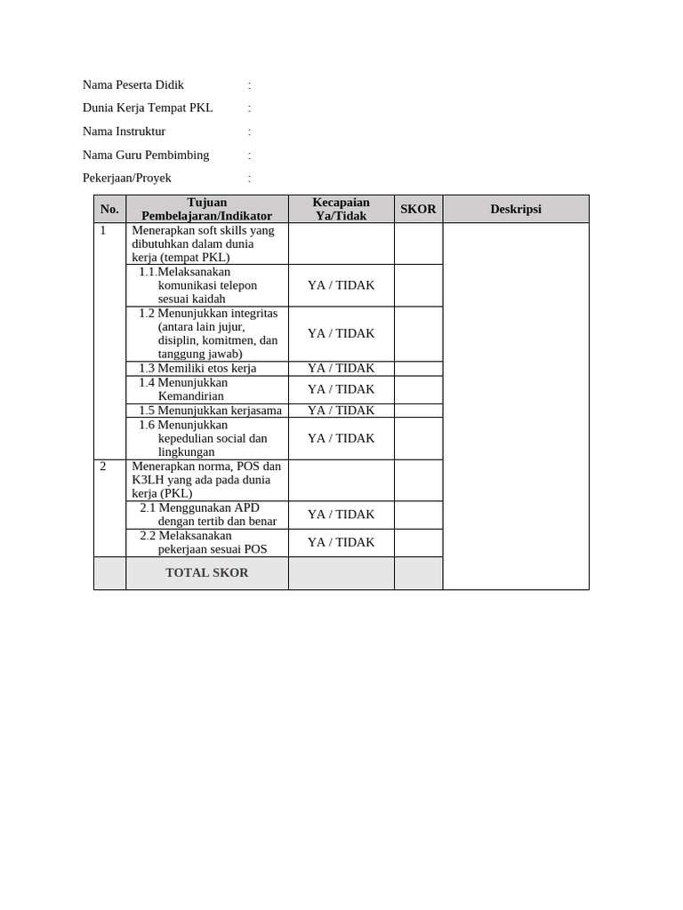 Jurnal PKL 2025 | PDF