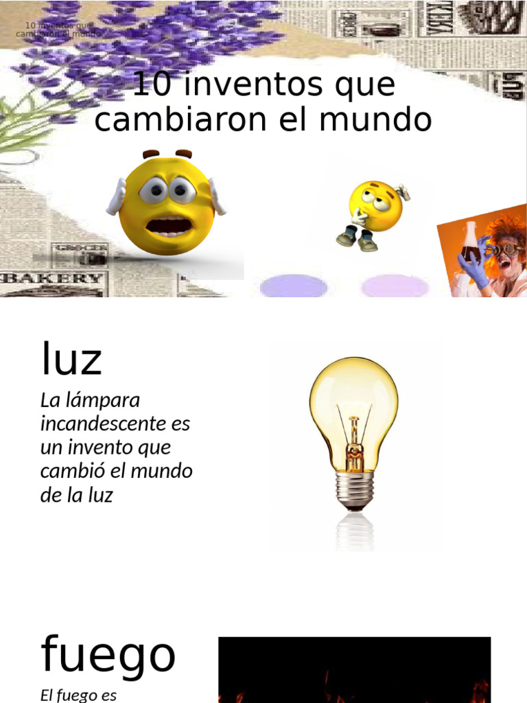 10 Inventos Que Cambiaron El Mundo | PDF