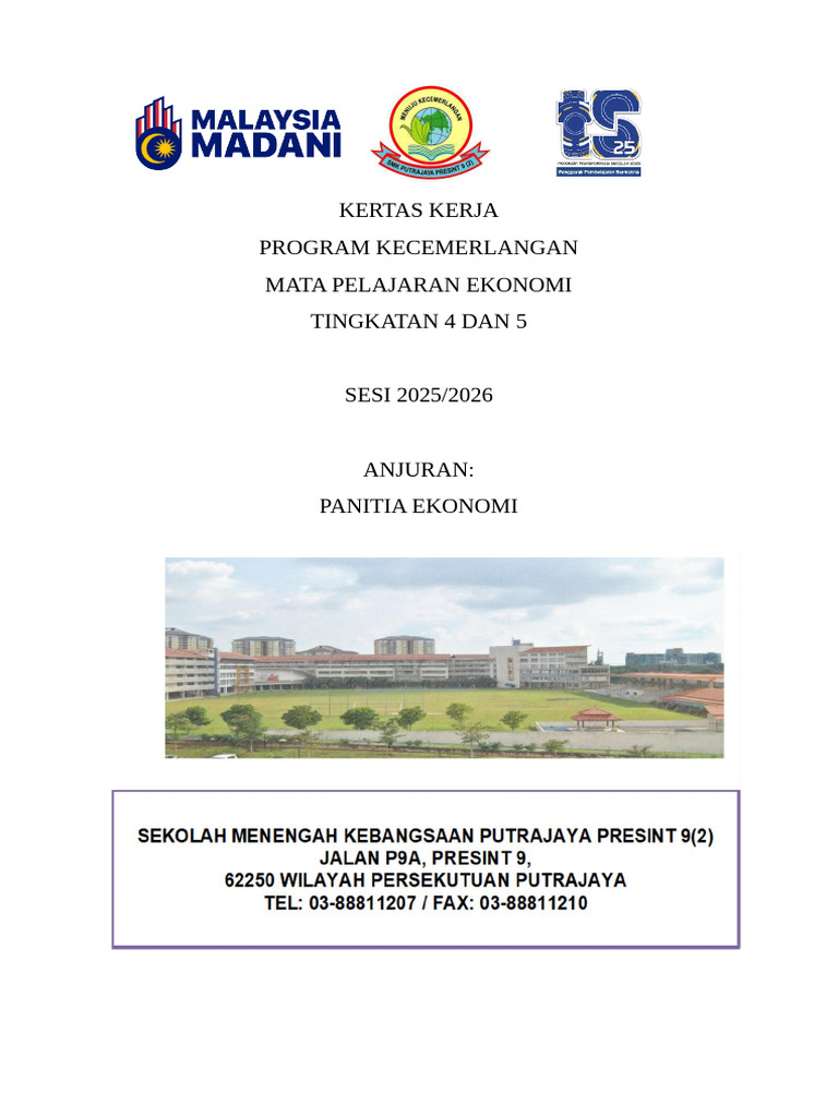 Kertas Kerja Kecemerlangan Perniagaan | PDF